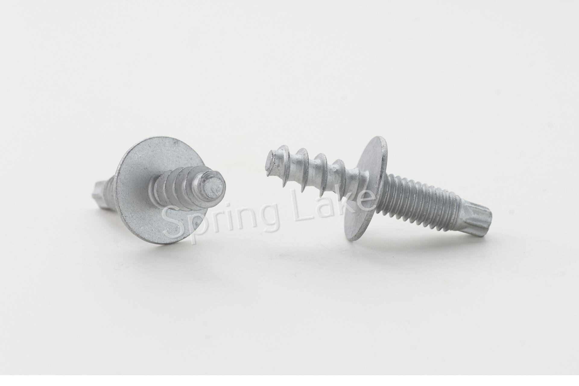 Double-ended stud with collar, tapping / machine threads with ...